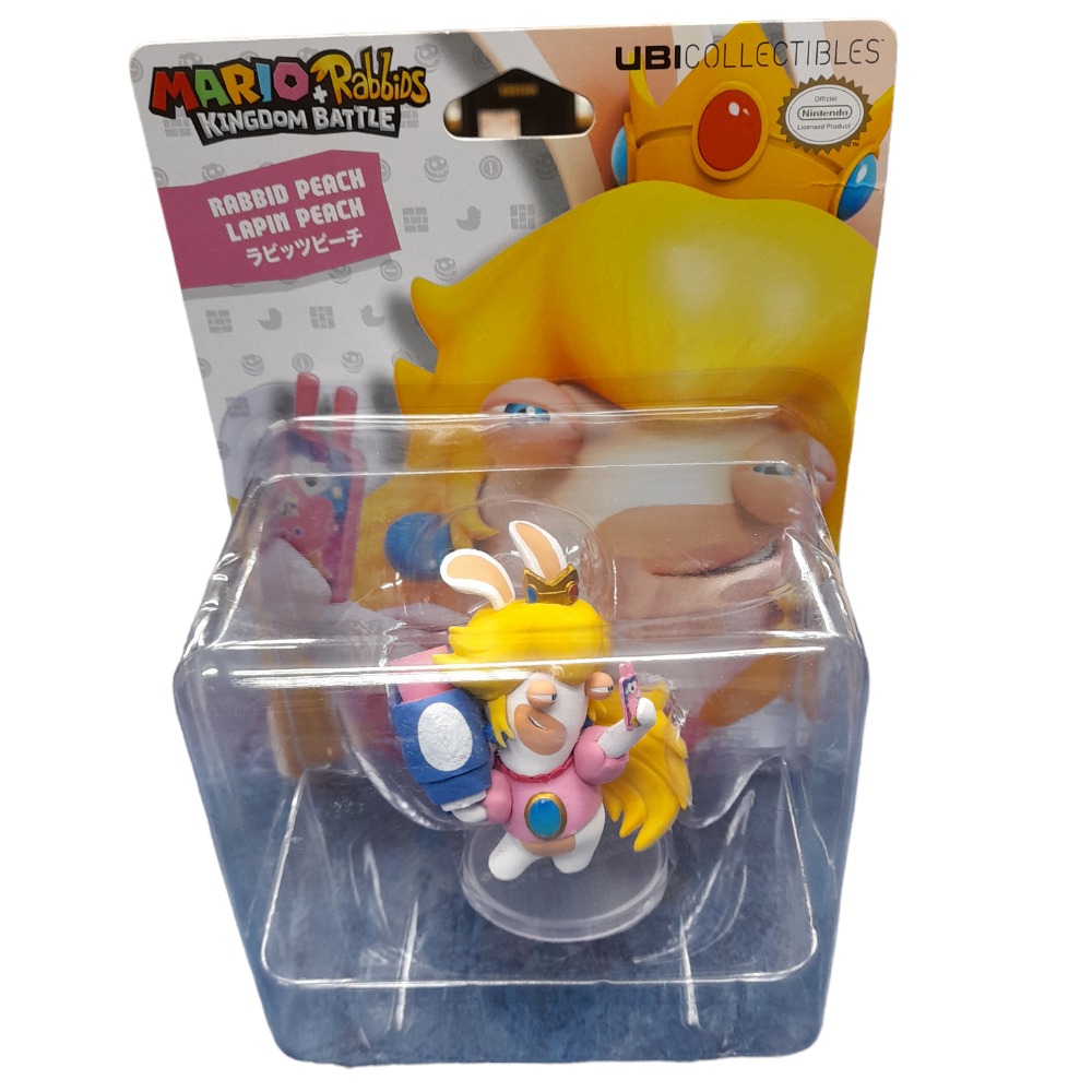 Mario mario + rabbids kingdom battle Rabbid Peach Figure - Own4Less